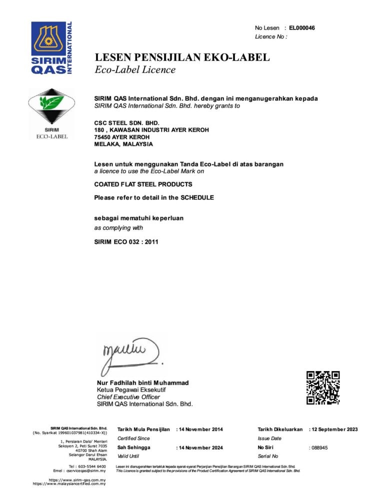 Products - CSC Steel